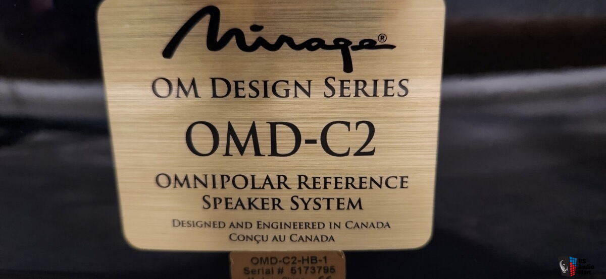 Gorgeous Mirage Center Speaker OMD-C2 Photo #5815377 - US Audio Mart