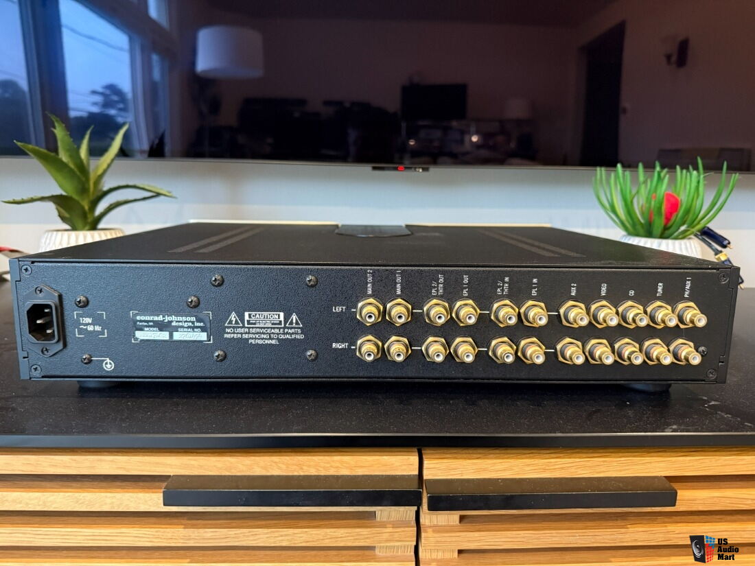 Conrad Johnson Premier 17LS2 Preamp - Extra 4 Telfon caps Photo ...