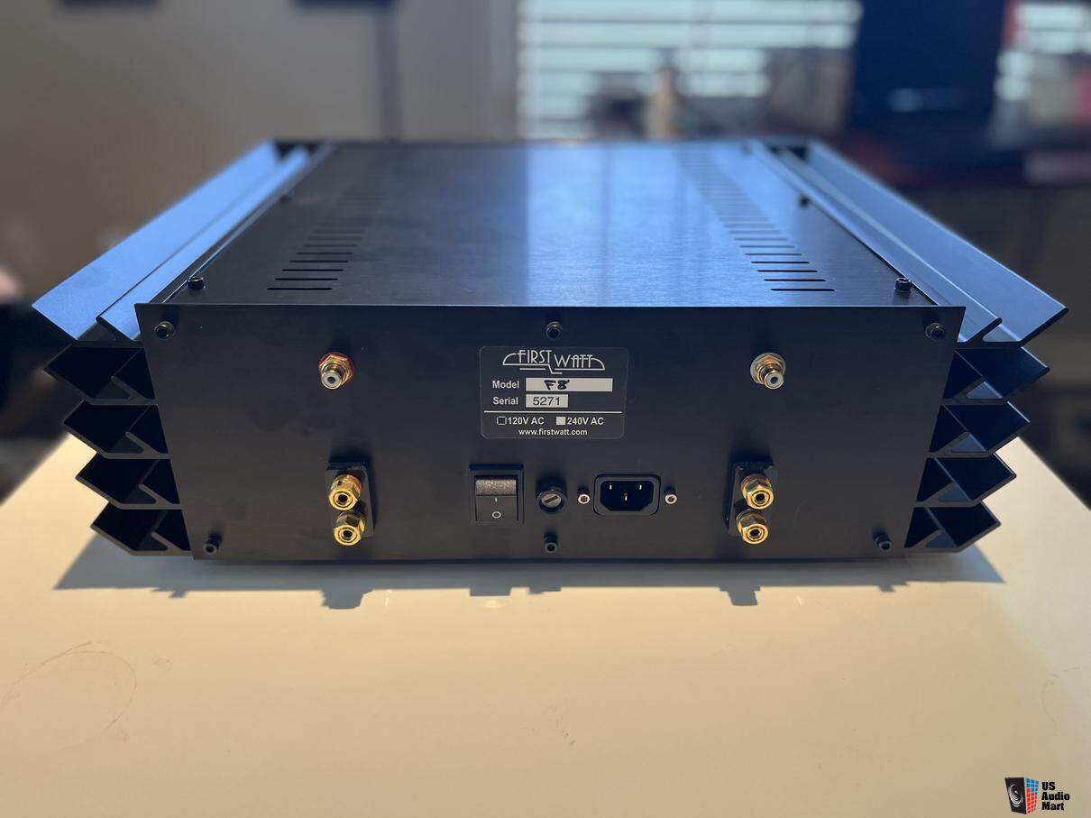 FirstWatt F8 25W Single-Ended Class A Nelson Pass Stereo Amplifier ...