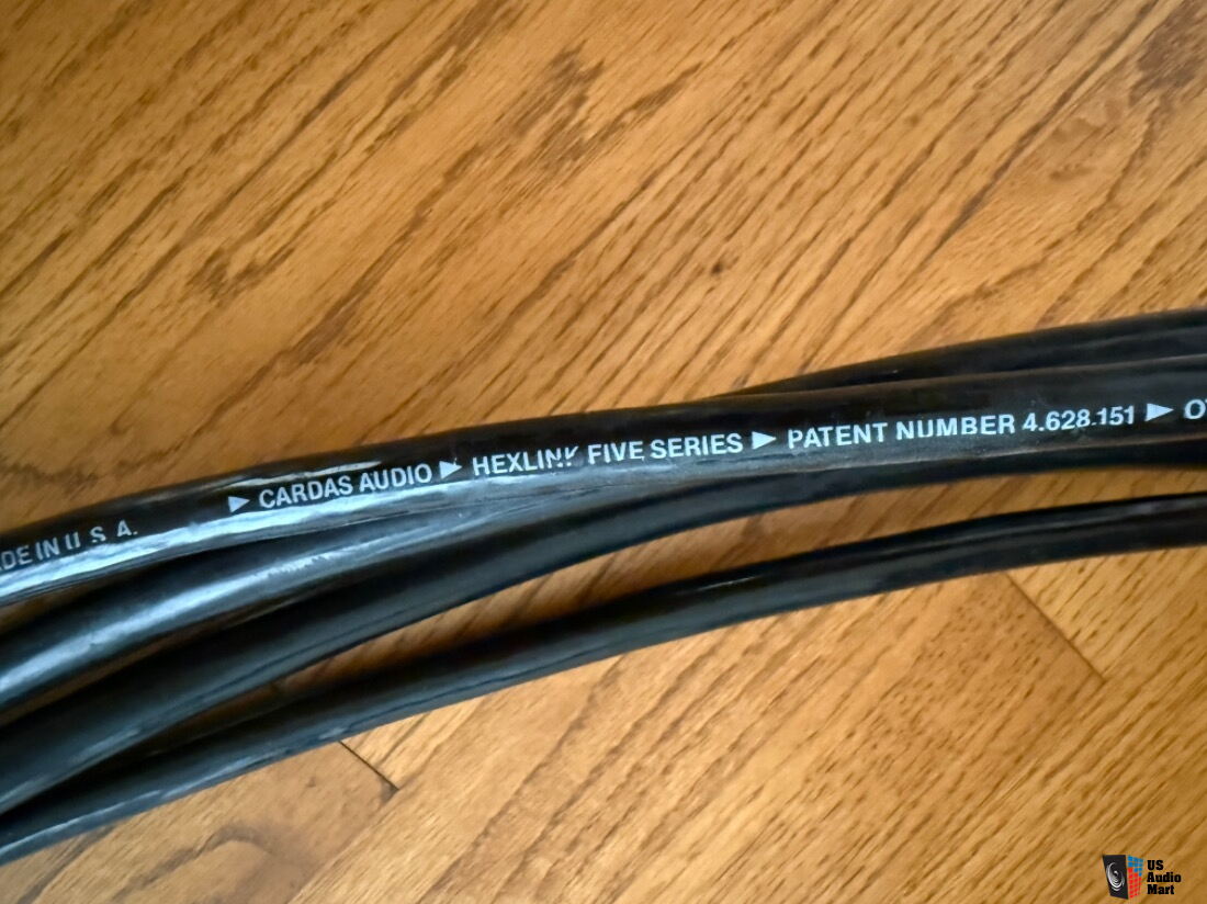 Cardas Hexlink 5 SHOTGUN (Double Run) Bi-Wire Speaker Cables 1.5M (5 ft ...