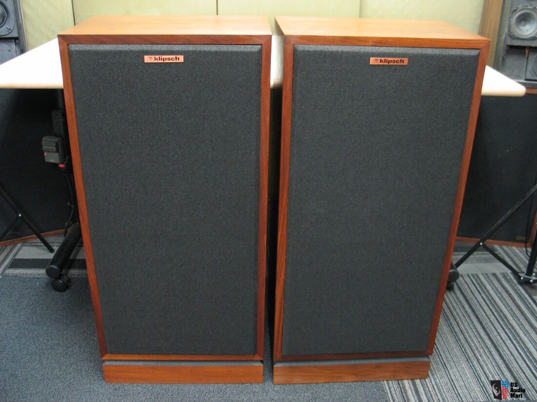 Klipsch Forte I Vintage Audiophile Speakers (Factory Risers /1 Owner ...