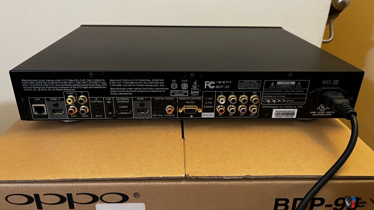 Oppo BDP-93 Blu Ray Disc Player Photo #5825816 - US Audio Mart
