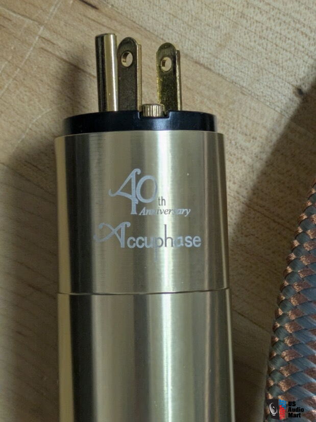Accuphase 40th Anniversary 15A USA 1.5M Power Cord. (FREE PP & USPS ...