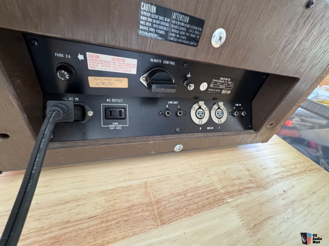 Sony TC 880-2 Reel to Reel Tape Player Photo #5829491 - US Audio Mart