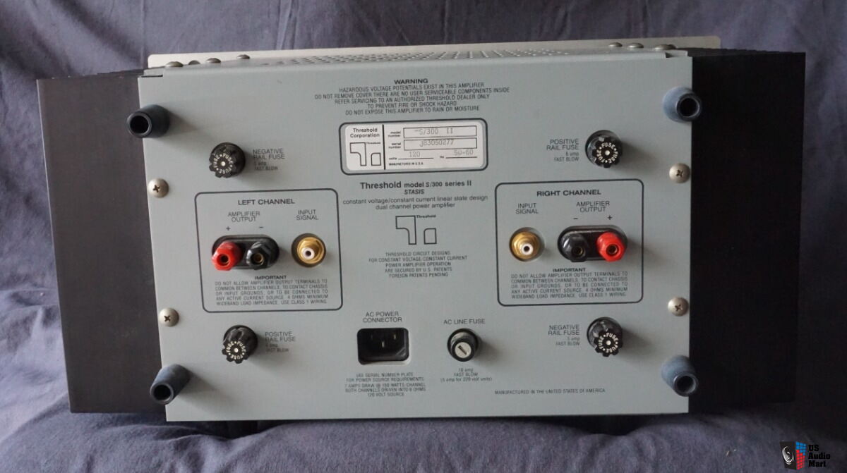 Threshold Stasis S/300 class A/AB Series II power amplifier Photo ...