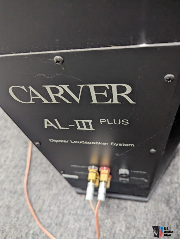 Carver Amazing Loudspeaker AL-III Plus (1 Pair) Ribbon Speakers Photo ...