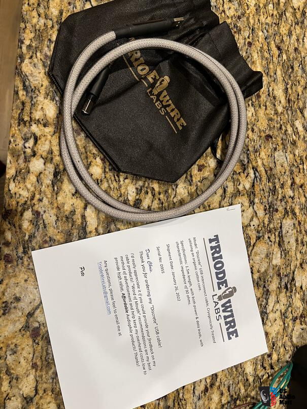 Triode Wire Labs Discrete USB 1.5m Photo #5834100 - US Audio Mart