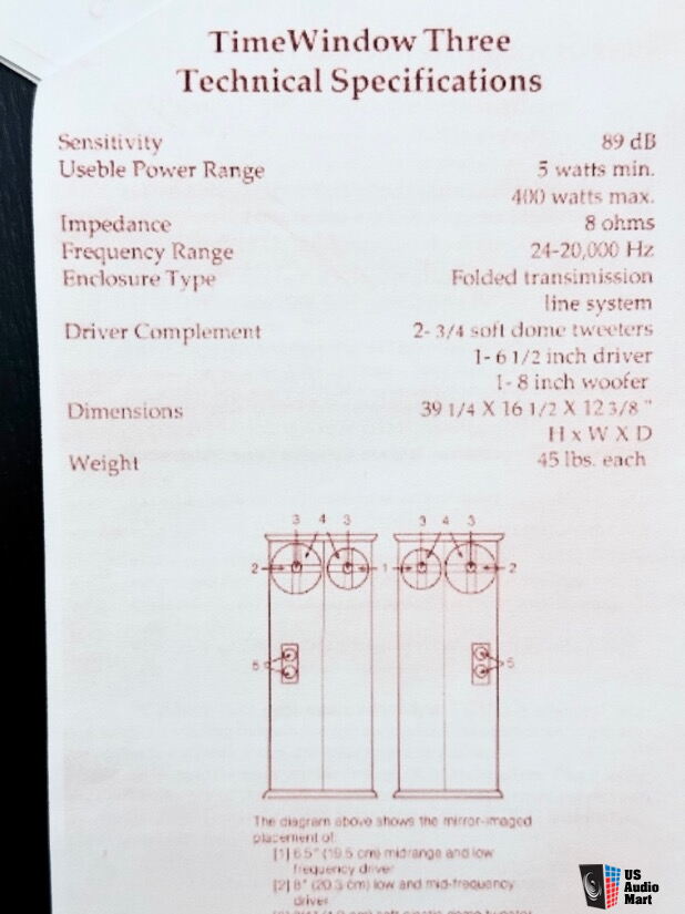 DCM Time Wndow 3 speakers Photo #5837102 - US Audio Mart