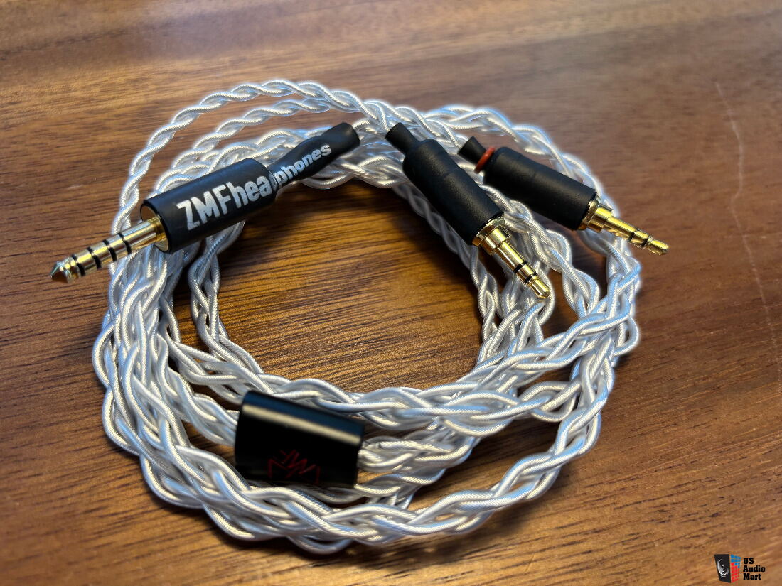 ZMF Pro Cable, silver 5.45 ft For Sale - US Audio Mart