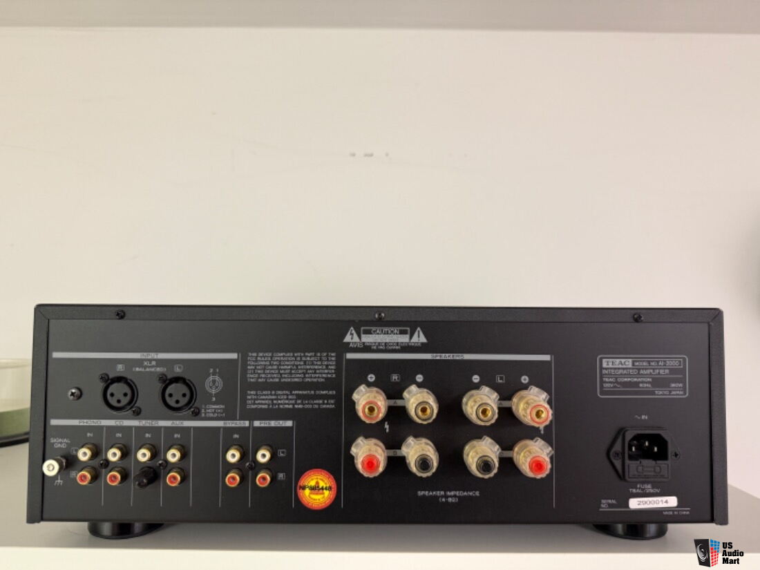 TEAC AI-2000 Integrated Amplifier IN EXCELLENT Condition, BLACK Photo ...