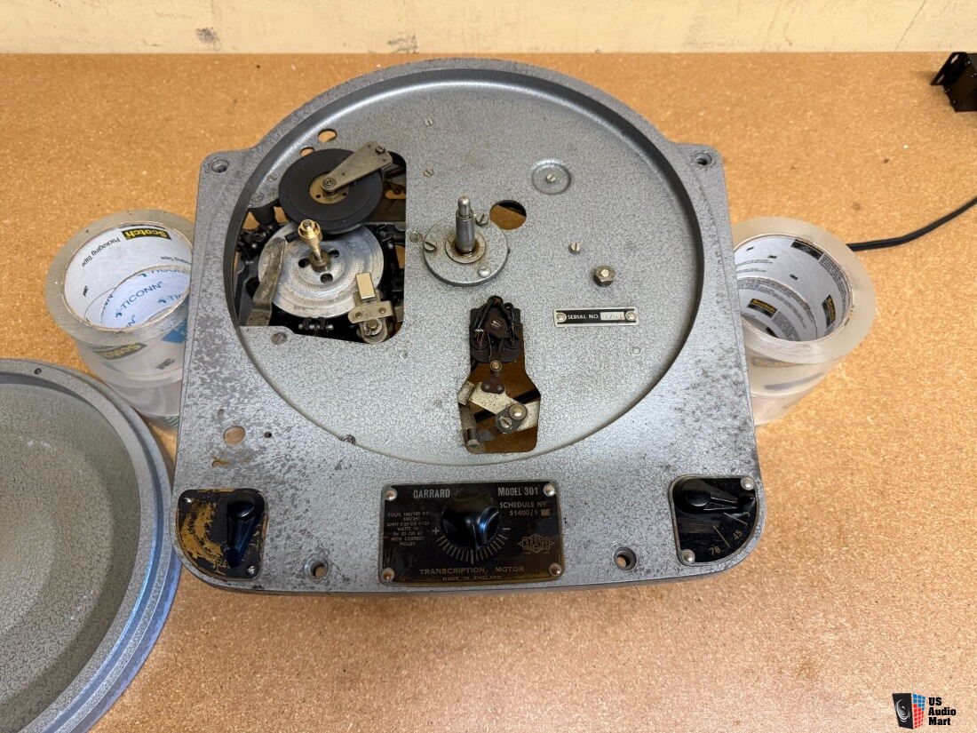 Garrard 301 Turntable Hammerton Grey Grease Bearing Photo #5848760 - US ...