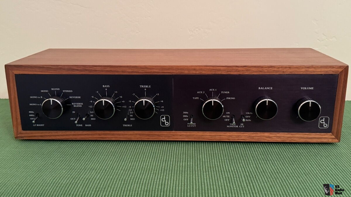 DB Systems DB-1A/2A Precision Preamp & DB-5AU Tone Control For Sale ...