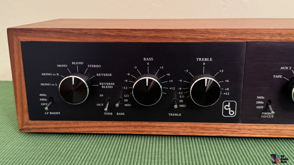 DB Systems DB-1A/2A Precision Preamp & DB-5AU Tone Control - PRICE ...