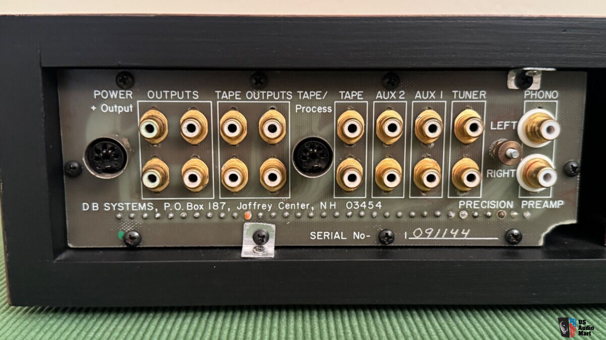 DB Systems DB-1A/2A Precision Preamp & DB-5AU Tone Control - PRICE ...