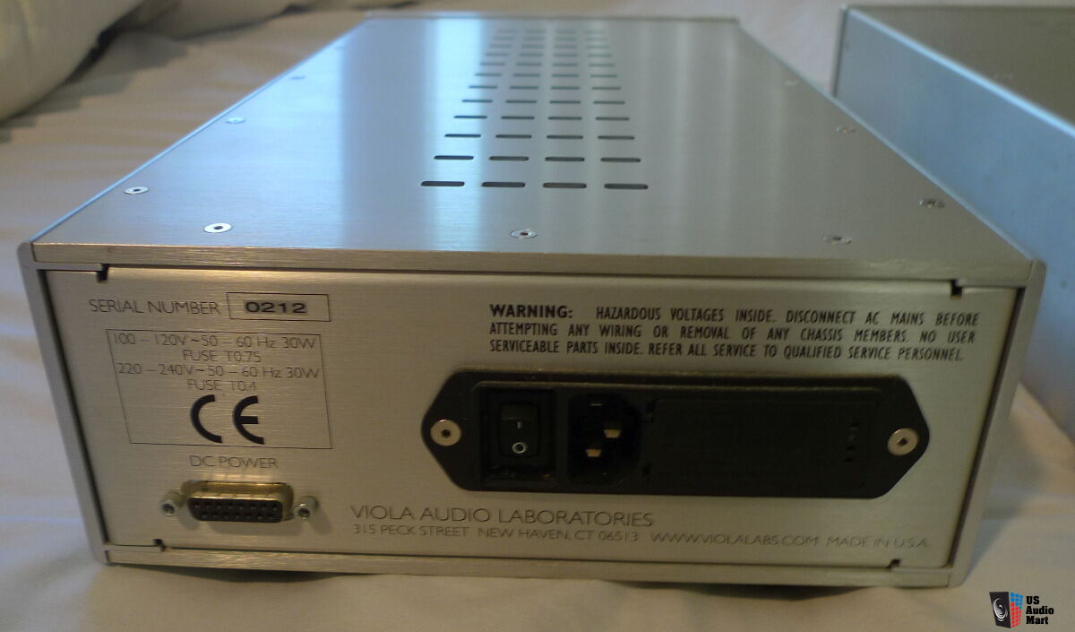 Viola Cadenza preamplifier w/ external choke input power supply Photo ...