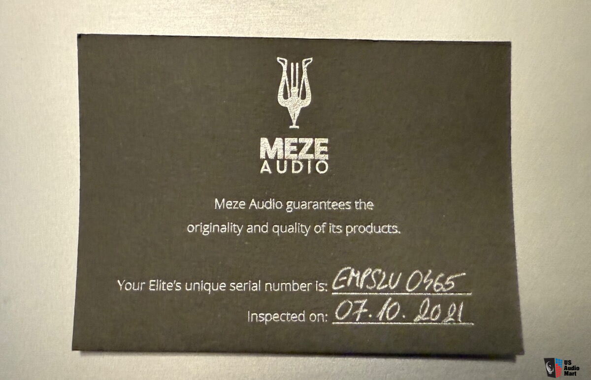 Meze Elite Photo #5852259 - US Audio Mart