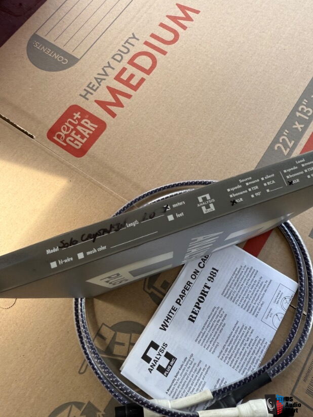 analysis plus solo crystal xlr to xlr in very good condition Photo ...