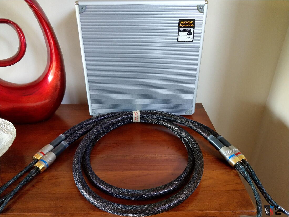 Neotech NES-1002 UP-OCC Silver Speaker Cables - 2.5M pair, Excellent ...