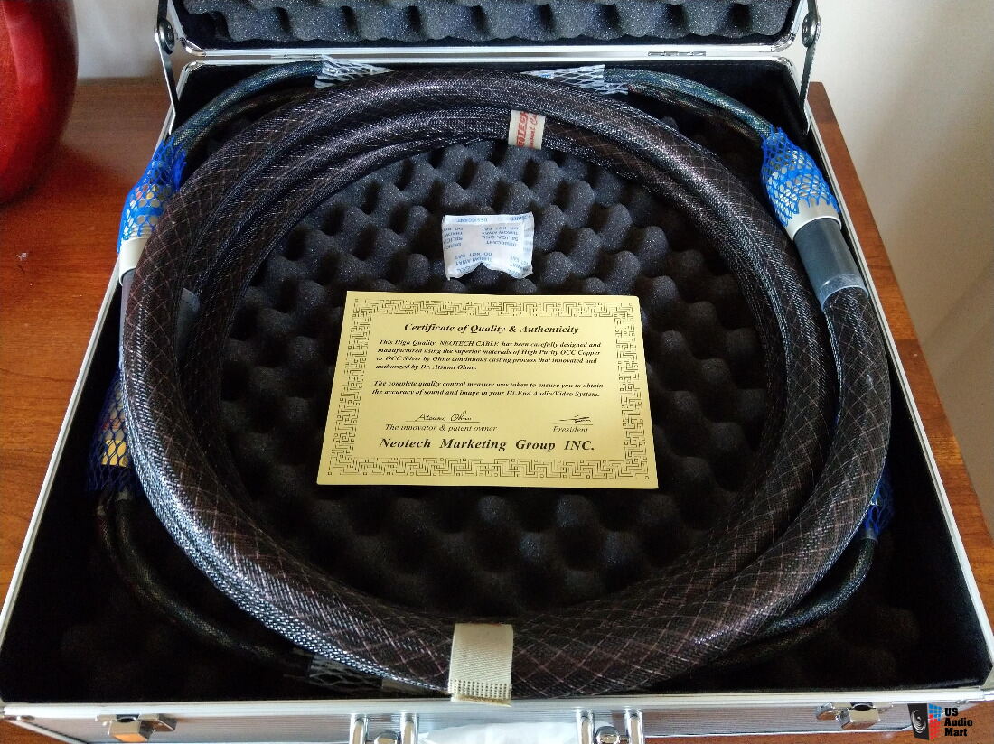 Neotech NES-1002 UP-OCC Silver Speaker Cables - 2.5M pair, Excellent ...