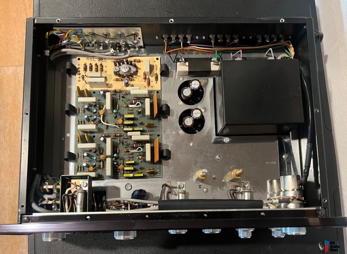 McIntosh C-26 Preamplifier, recently fully recapped, wood case ...