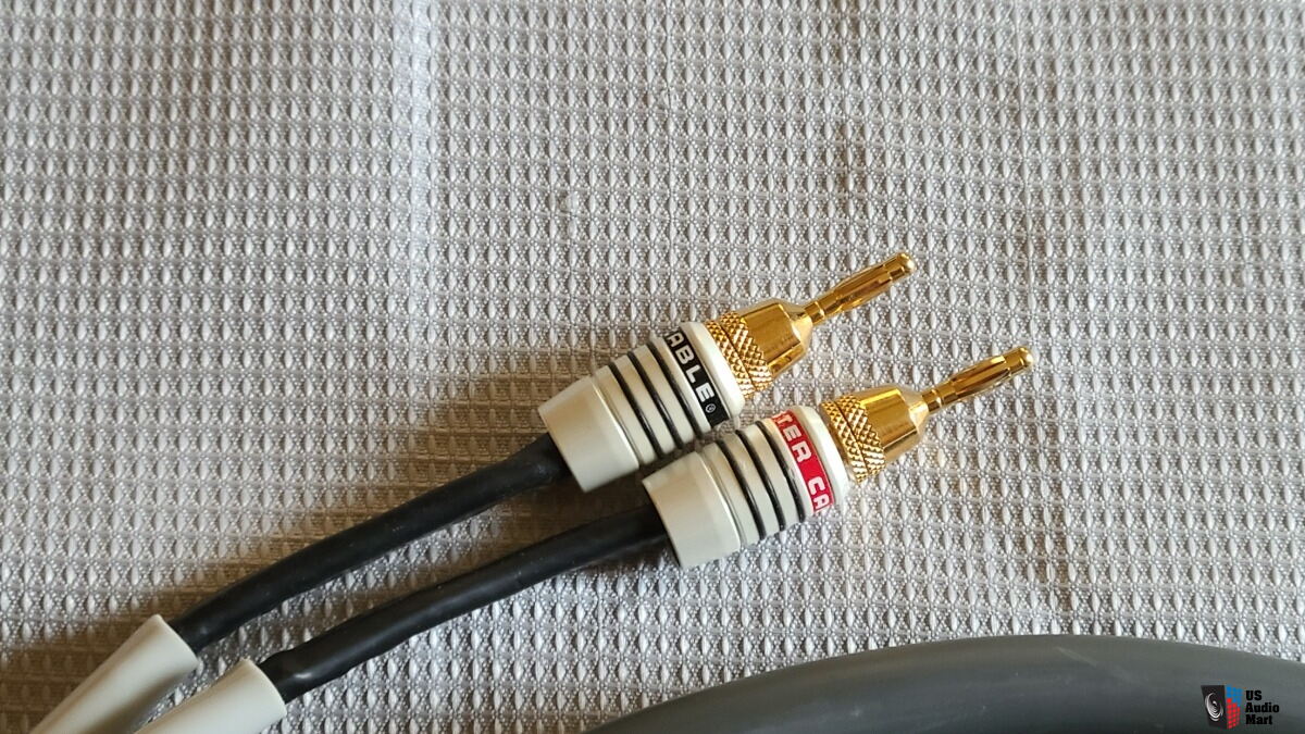 Monster Cable m1.4s biwire pair speaker cable 15ft w/ free banana plugs ...
