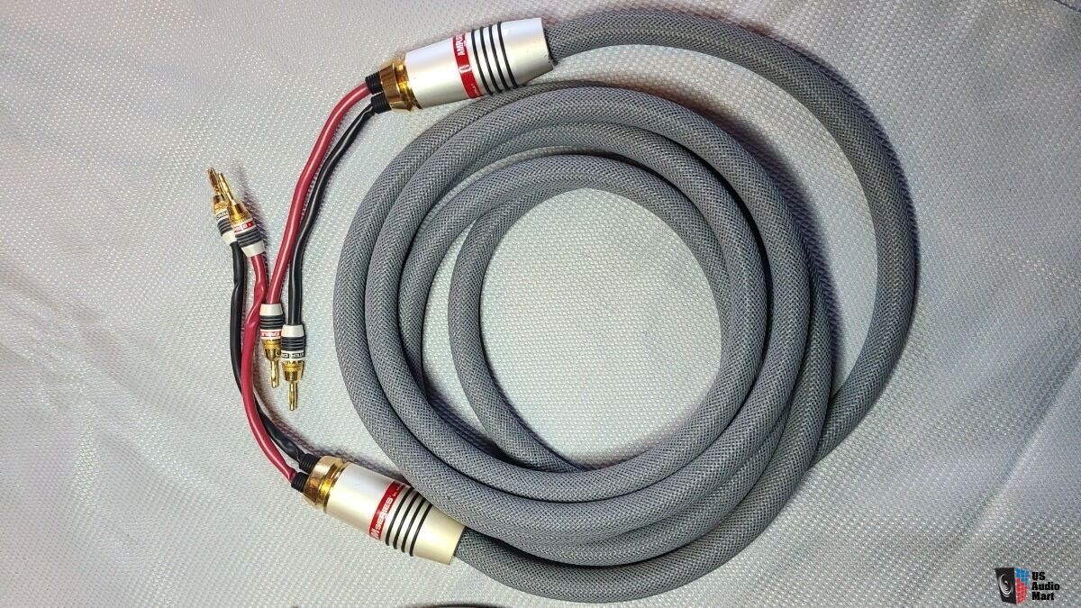 Monster Cable M2.4s pair of speaker cable with 8 free connectors Photo ...