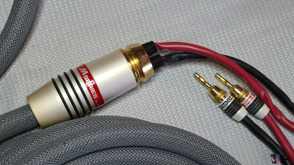 Monster Cable M2.4s pair of speaker cable with 8 free connectors Photo ...
