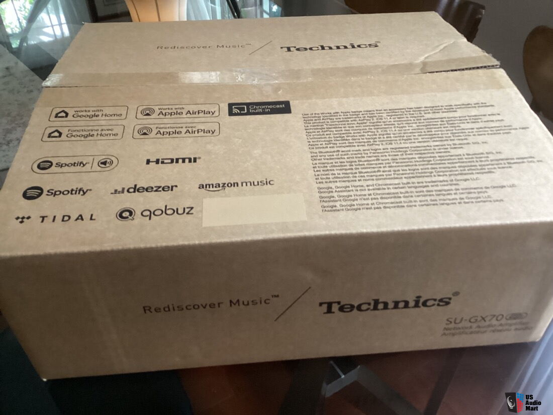 Technics su-gx70 Network Integrated Amplifier silver Photo #5860374 ...