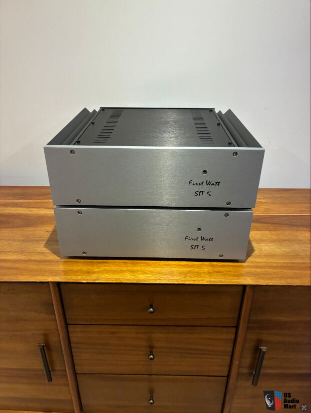 First Watt Sit-5 Amplifiers / Silver Mono block Pair / Full Warranty ...