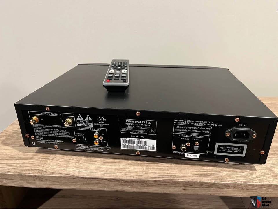 Marantz SA8003 SACD CD Player High-End w/ Remote, Cable in original box ...
