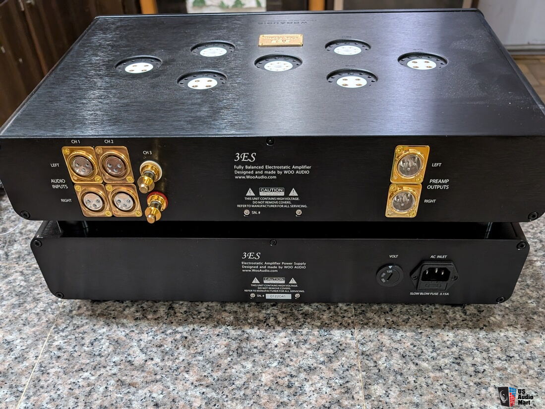 Woo Audio 3ES Elite Fully Balanced Electrostatic Headphone Amp and ...