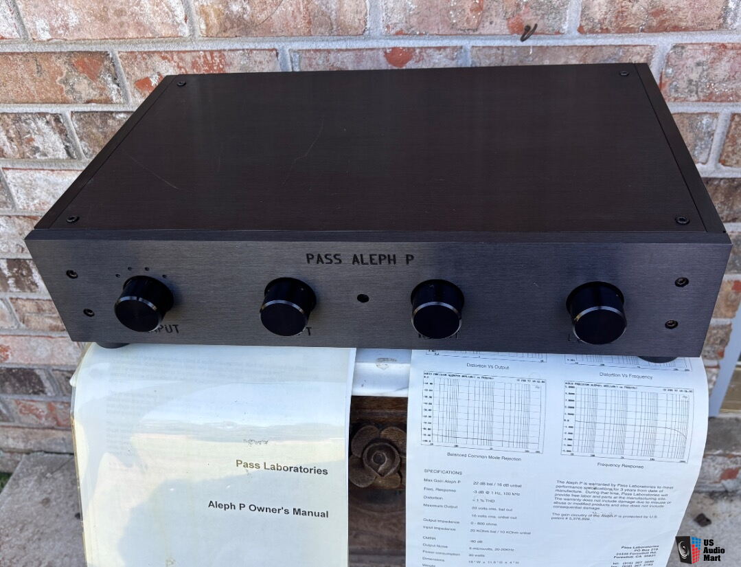 PASS LABS Aleph P preamplifier (non remote version) Read description ...