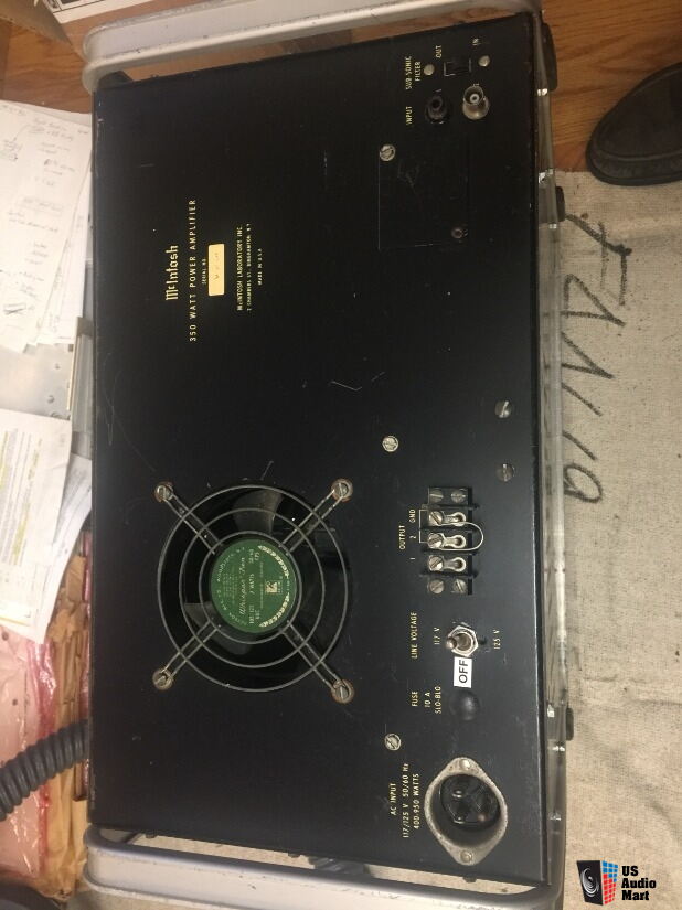 McIntosh MC3500 tube amp - Yes very rare, serviced, and all new output ...