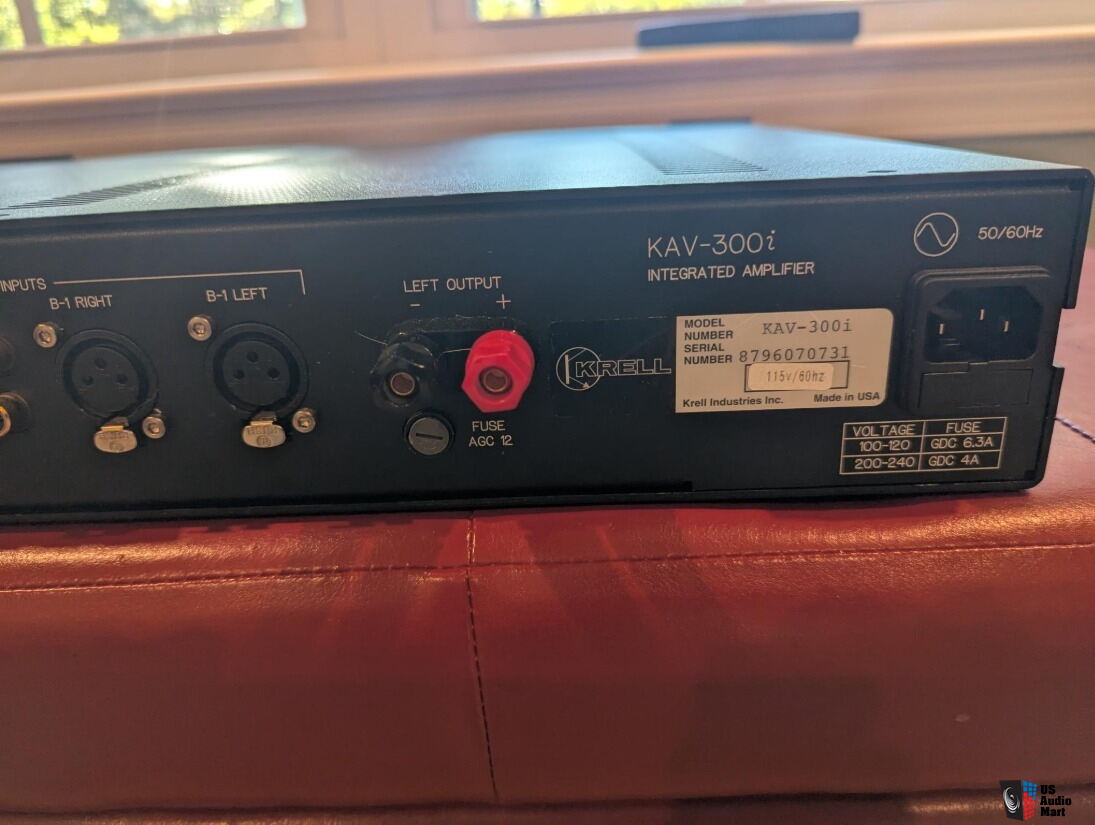 Krell KAV-300i integrated amplifier, recapped inc remote control ...