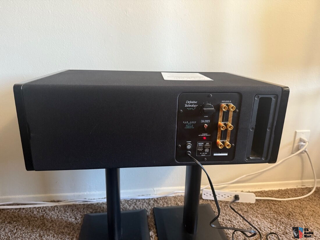 Definitive Technology CLR 3000 Center Channel Speaker Powered Subwoofer ...