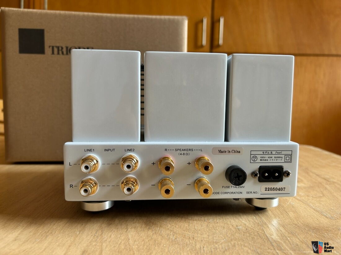 Triode Pearl Vacuum Tube Integrated Amplifier + 120V to 100 V converter ...