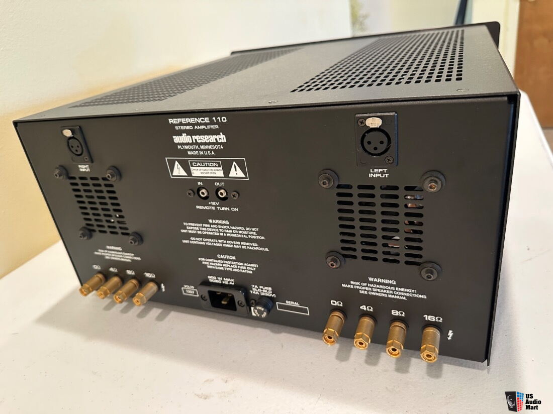 Audio Research Reference 110 Vacuum Tube Stereo Power Amplifier Photo ...