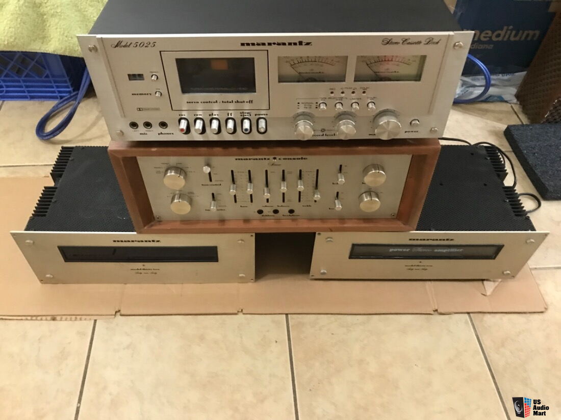 Marantz 32 amplifier pair marantz 33 preamp marantz 5025 cassette ...
