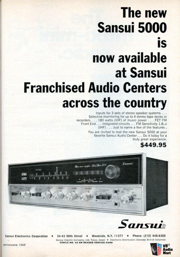 Sansui 5000 Receiver - extensively restored Photo #5873465 - US Audio Mart