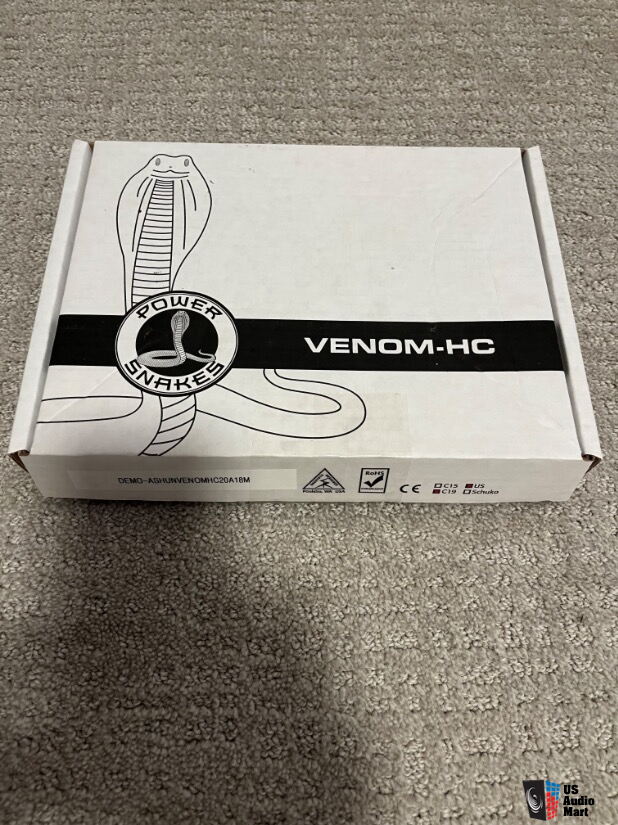 Shunyata Venom HC Power Cable ; 1.75m ; C19 (20 amp) For Sale - US ...