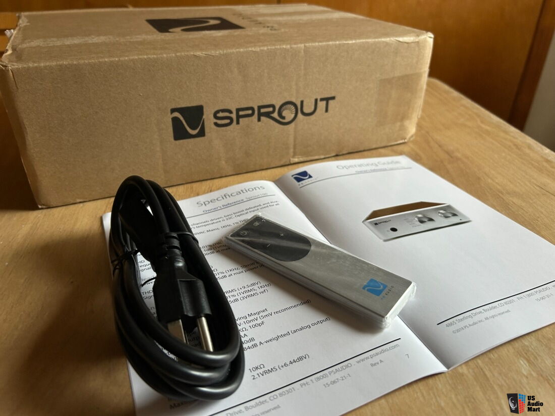 PS Audio Sprout100 Integrated Amplifier — w/Original Remote Photo ...