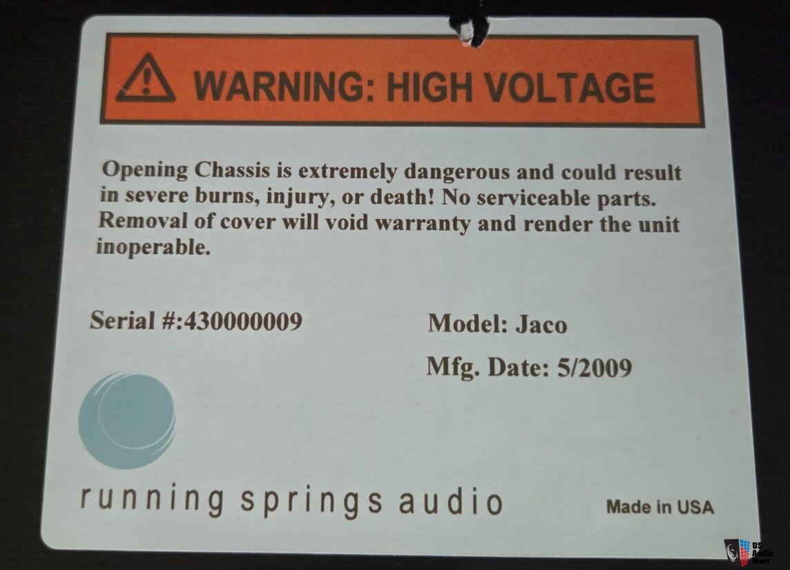Running Springs Audio JACO Power Conditioner w Upgraded HZ Power Cord ...