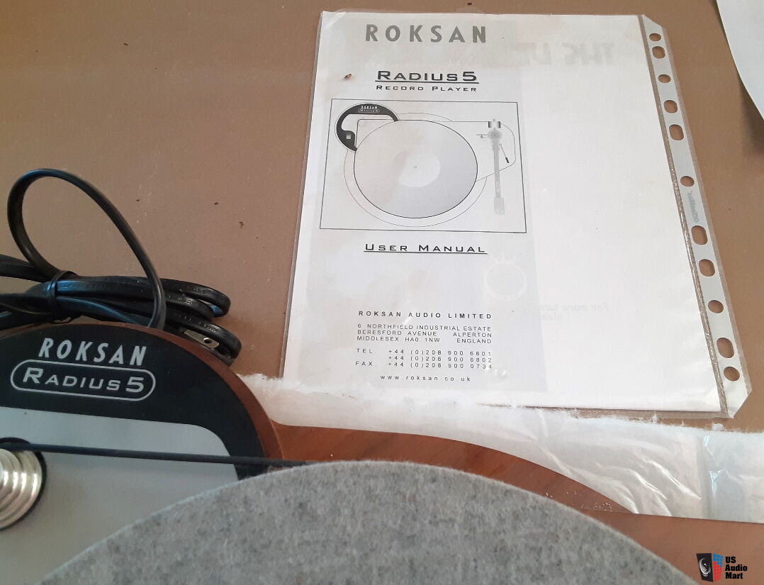Roksan Radius 5 turntable high-end from UK Photo #5888414 - US Audio Mart