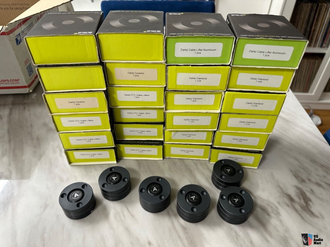 Ansuz Acoustics Darkz C2T Resonance Vibration Control Footers Photo ...