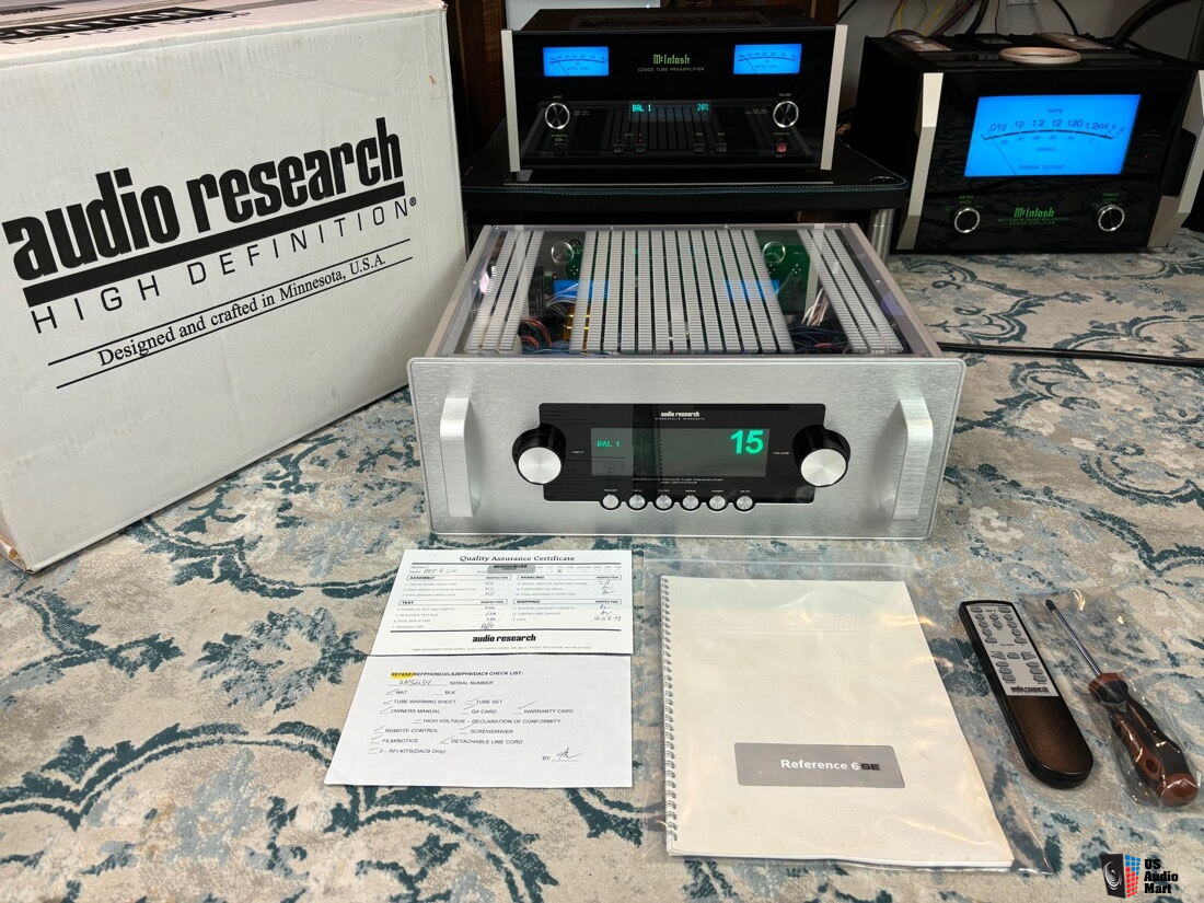 Audio Research Ref 6SE Reference Preamplifier Photo #5891233 - US Audio ...