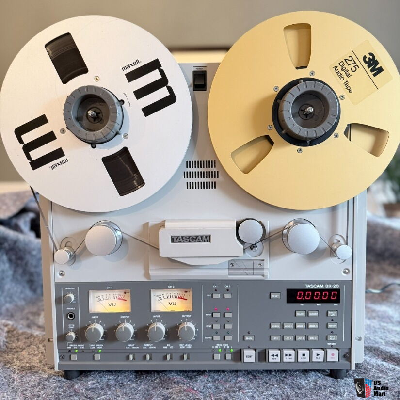 Tascam BR-20 1/4" 2-Track Reel to Reel Tape Recorder | Serviced ...