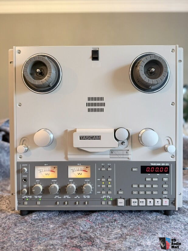 Tascam BR-20 1/4" 2-Track Reel to Reel Tape Recorder | Serviced ...