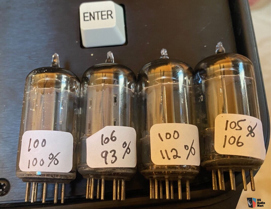 Telefunken 12AX7 Ribbed Plate Matched Pairs - Tested at NOS - Amplitrex ...