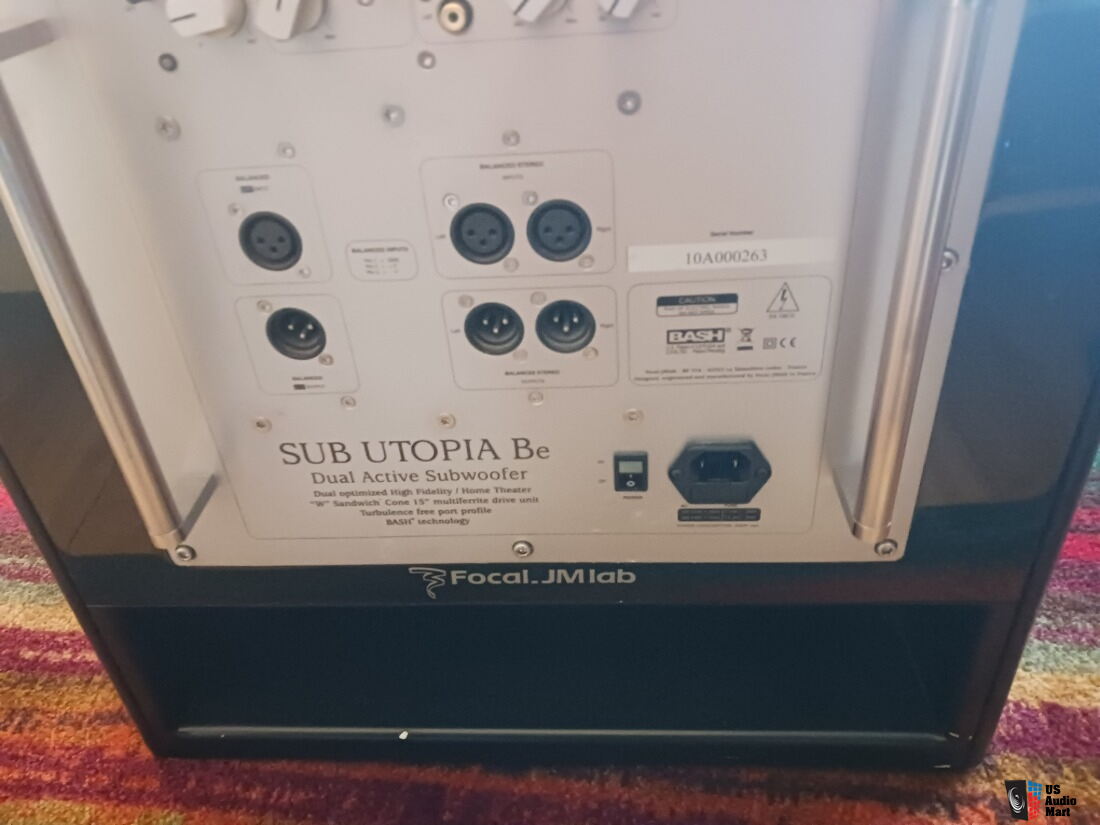 Focal Sub Utopia Be 15" powered subwoofer Photo #5898283 - US Audio Mart