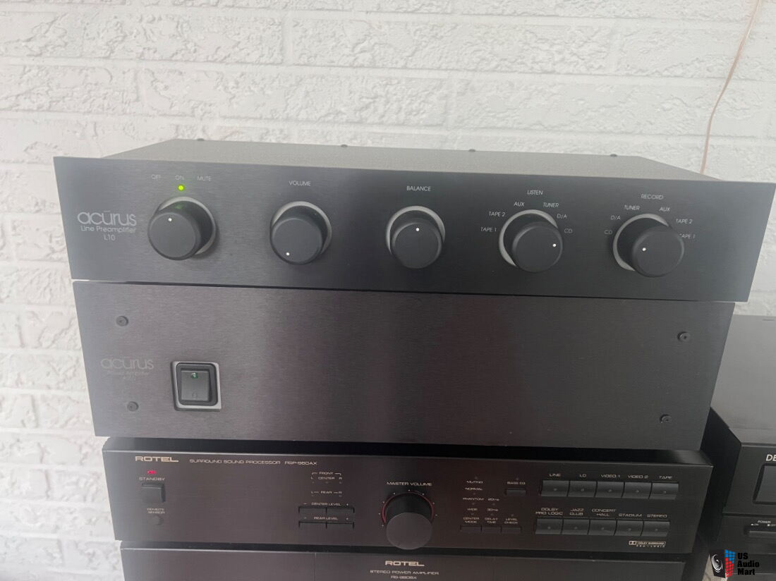 Acurus L10 Preamp and A150 150W Amplifier Excellent Condition Photo ...